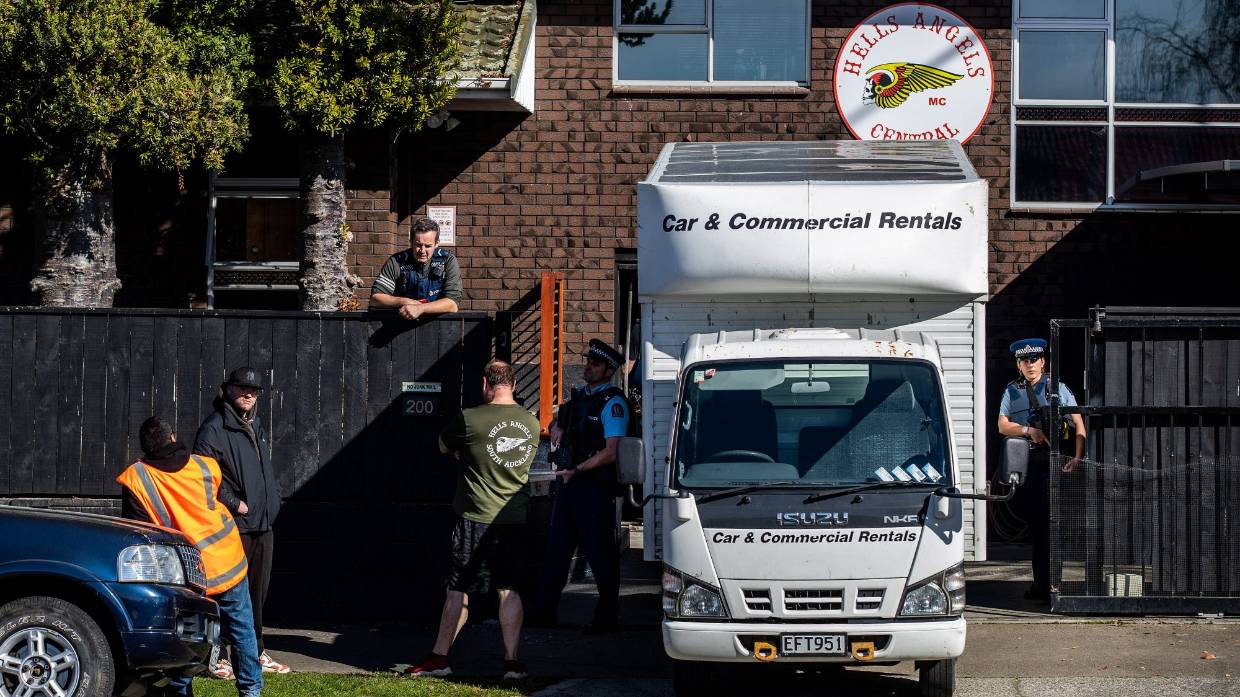 NZ: Hells Angels clubhouse in Palmerston North raided, large haul of ...